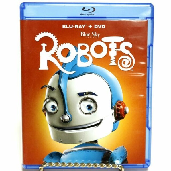Robots Blu-ray & DVD Disc Blue Sky Studios Animated Movie Ewan McGregor ...