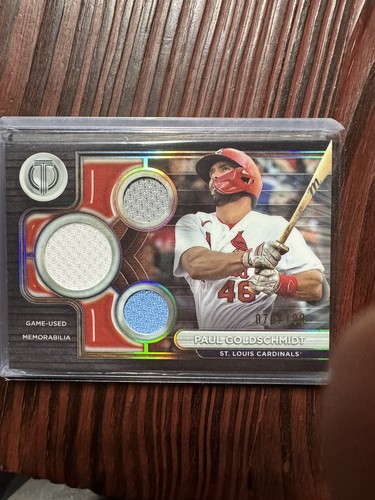 2024 Topps Tribute Triple Relic Paul Goldschmidt /199 | eBay