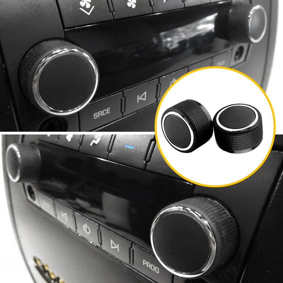 Car Radio Knob Control Dash Radio+AC Control Button Repair Decal ...