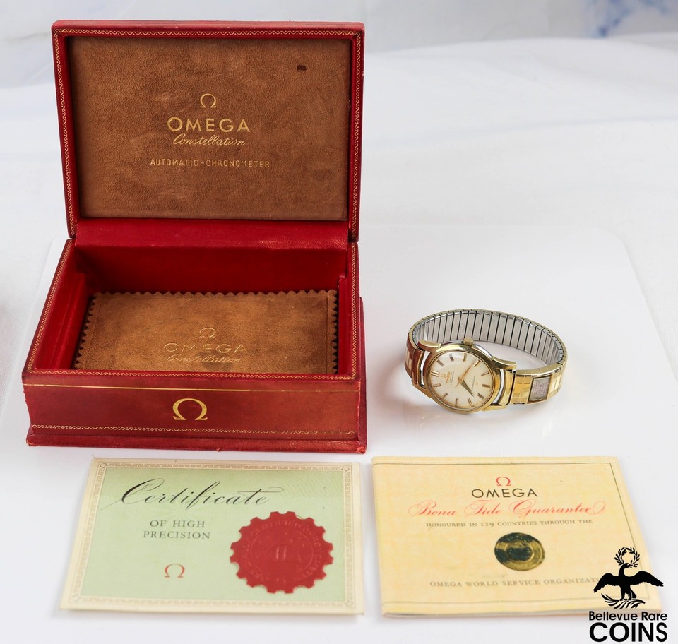 OMEGA Constellation Automatic Chronometer 10K Gold Filled Watch w/Box ...
