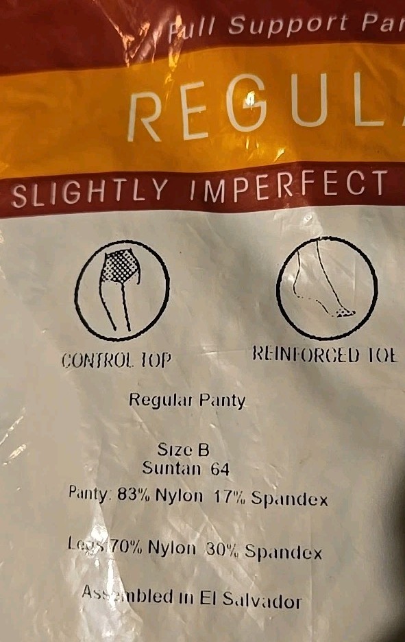 Leggs L'eggs Sheer Energy Active Support Suntan Size B Control Top ...