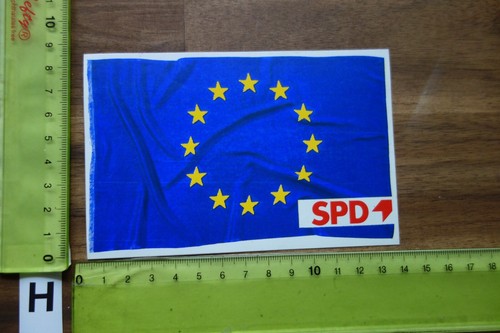 Alter Aufkleber Politik Partei Wahlkampf Wahlen Europa SPD | eBay.de