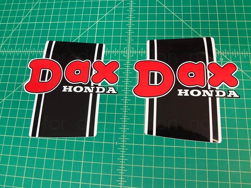 CT70 RED DAX 2pc kit CT-70 ST70 vintage frame decals, stickers ...