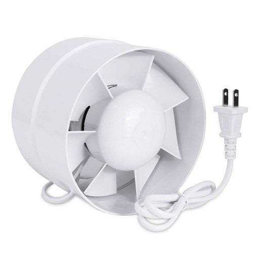 Inline Duct Fan 4 Inch Vent Booster, HVAC Exhaust Intake Fans 76 CFM ...