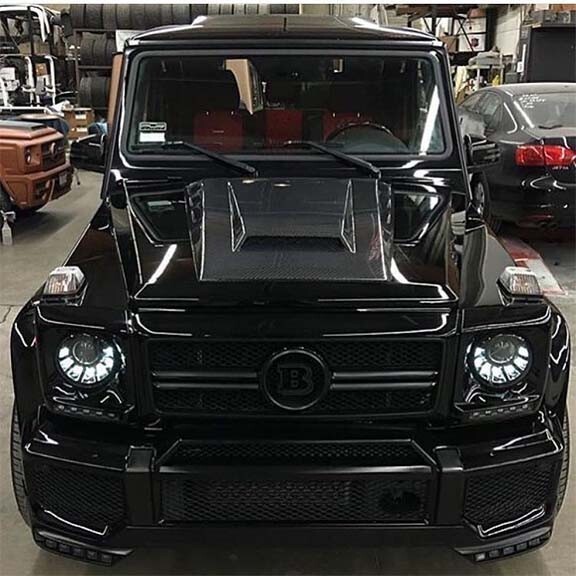 G63 Body Kit Brabus G65 W463 G-Wagon Bumper Mirror Black Headlight ...