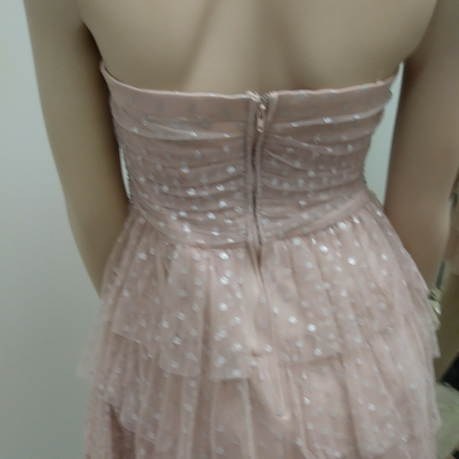 City Triangle Blush Pink Strapless Party Dress NWOT Sz 9 | eBay