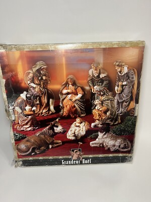 Grandeur Noel Collector’s Edition Porcelain Hand Painted 9-Piece ...