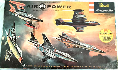 Revell AIR POWER Gift Set-1956-INVENTORIED w/glue-F-100/101/102/89 ...