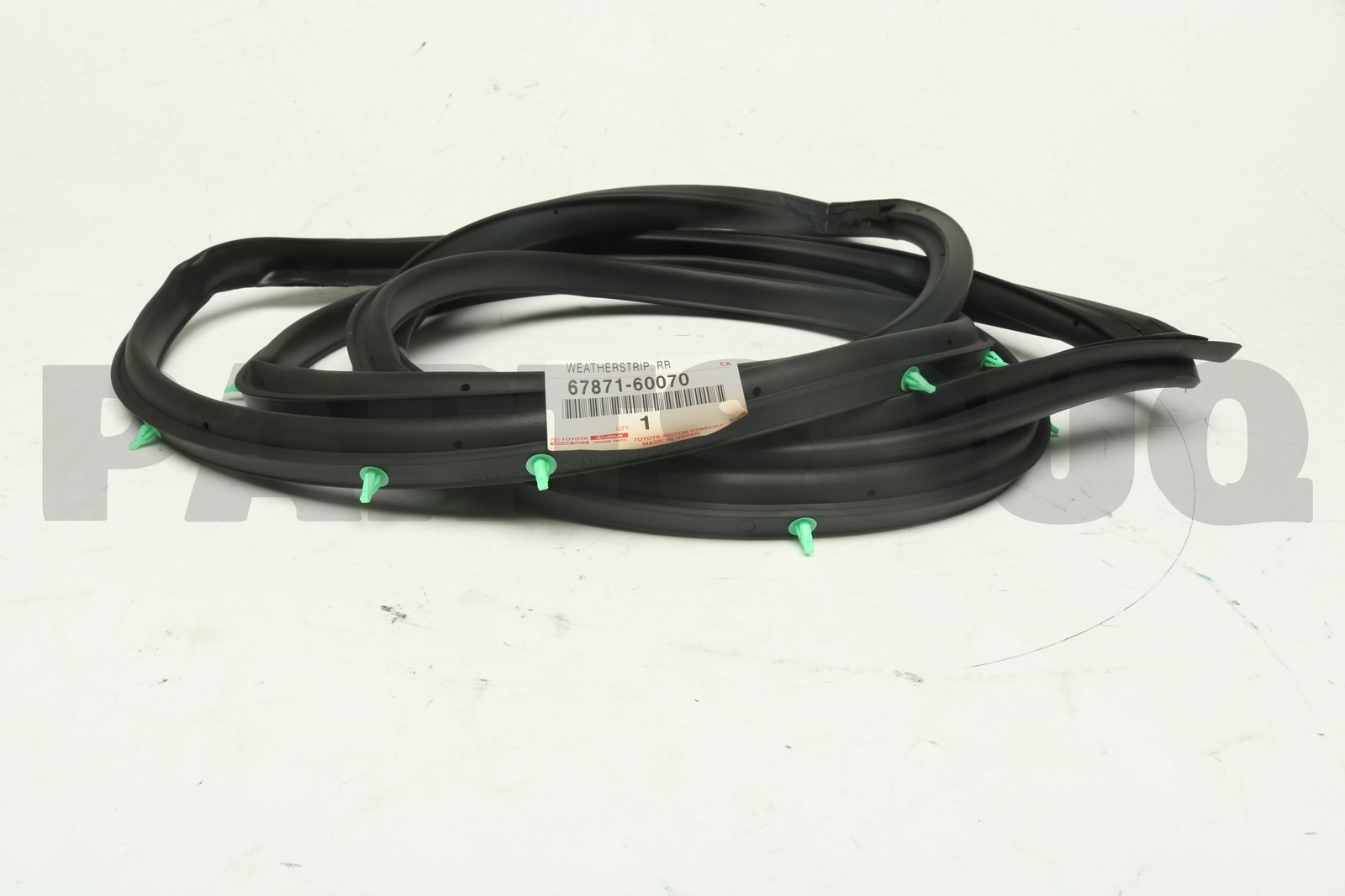 6787160070 Genuine Toyota WEATHERSTRIP, REAR DOOR, RH 67871-60070 | eBay