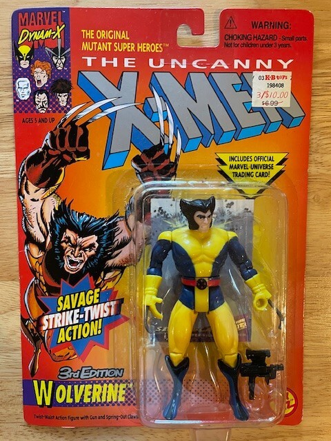 Marvel Wolverine 1st 2nd & 3rd (Rare) Editions Toy Biz 1991 -93 (Set of ...