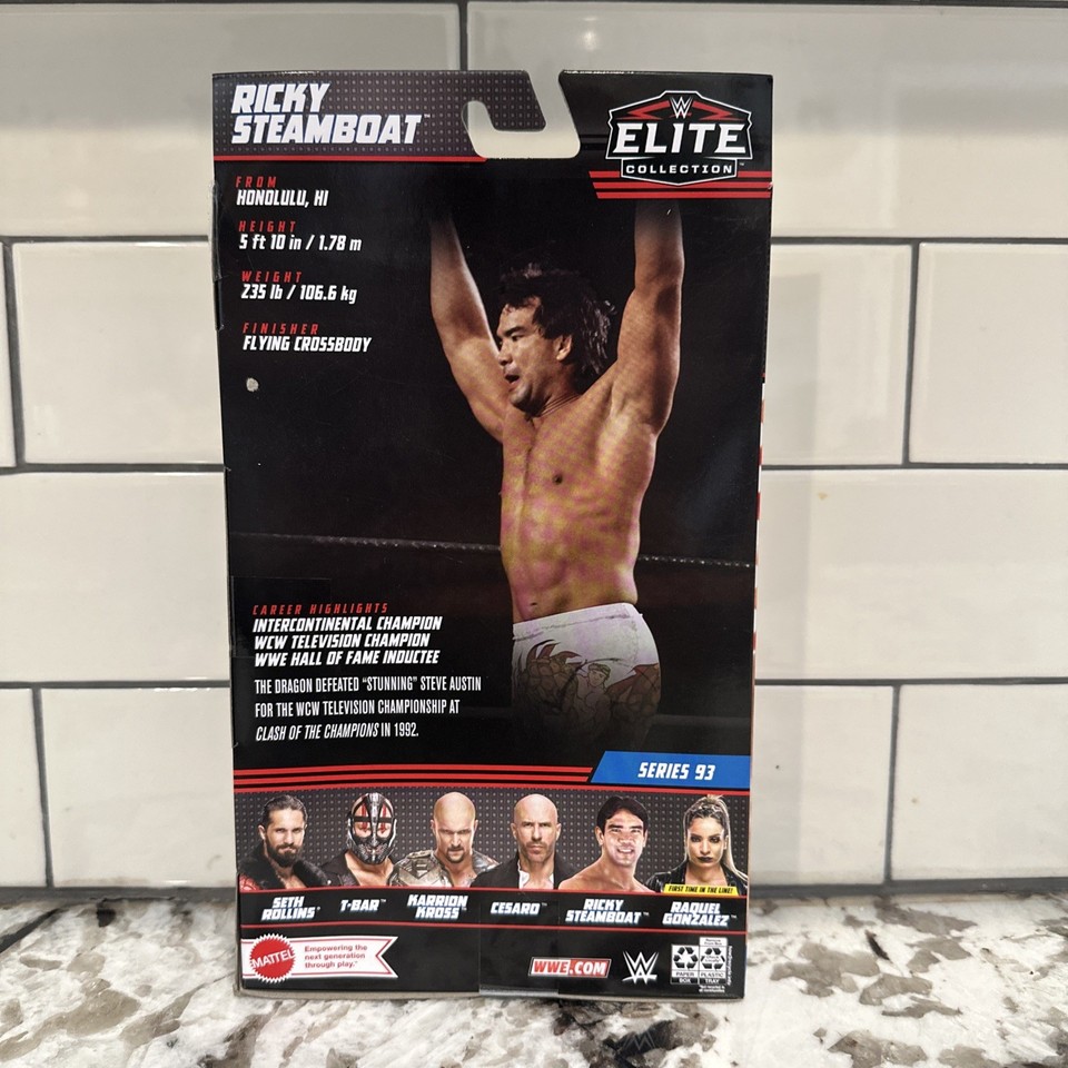 WWE Chase Elite Ricky The Dragon Steamboat Wrestling Figure Variant Wcw ...