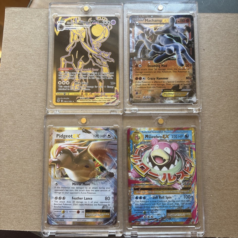 Pokemon 2016 Evolution Cards In Case + Machamp Ex 2015 And Calyrex Full ...
