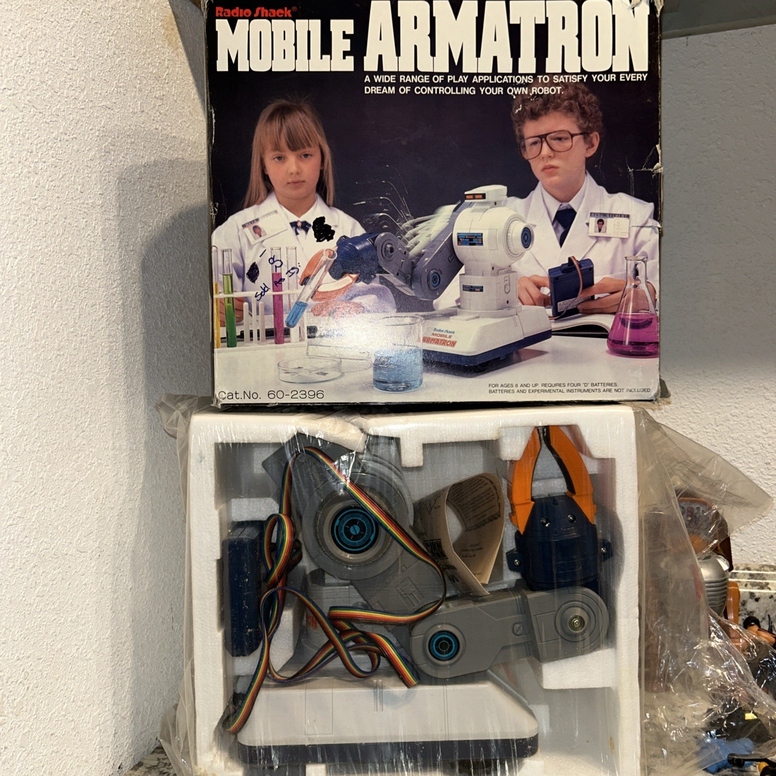 RADIO SHACK MOBILE ARMATRON ROBOT BATTERY TOY TOMY BOXED AS IS | eBay