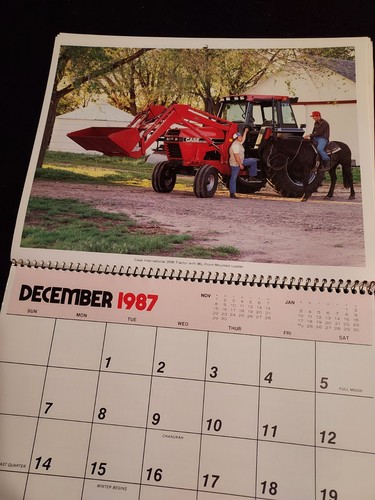 1987 Case/IH Advertising Calendar Cresco Iowa 1896 2096 2594 4894 3594 ...