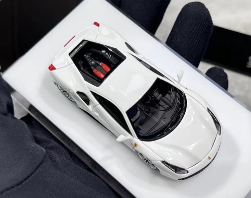 CL 1:64 White 488 GTB Hard Top Sports Model Diecast Resin Car | eBay