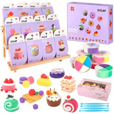 BuntWunder Pasta Modellabile Bambini, 48PZ Argilla da Modellare, 12 ...