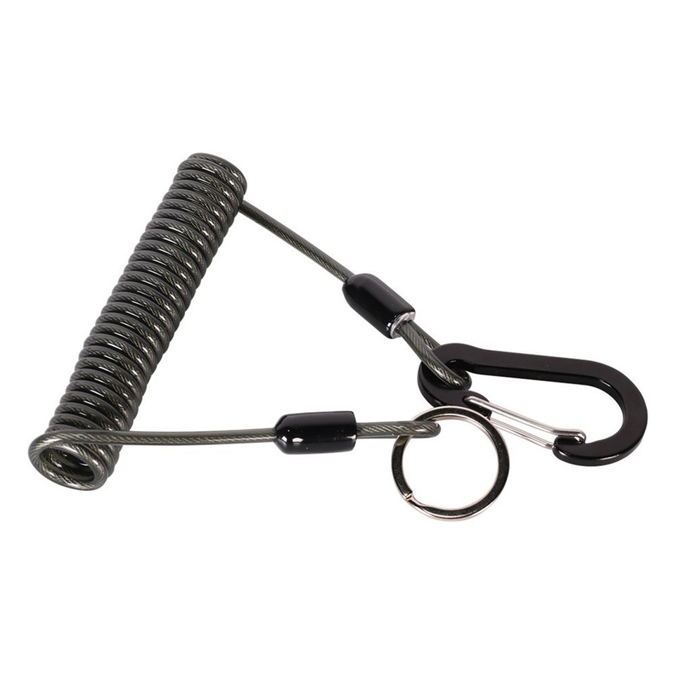 Wire Spring Rope 1.2M /2M Stainless Steel + Plastic For Lure Pliers ...