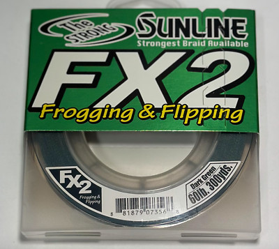 Sunline FX2 Braid - 300 Yard Spool 60LB - Green | eBay