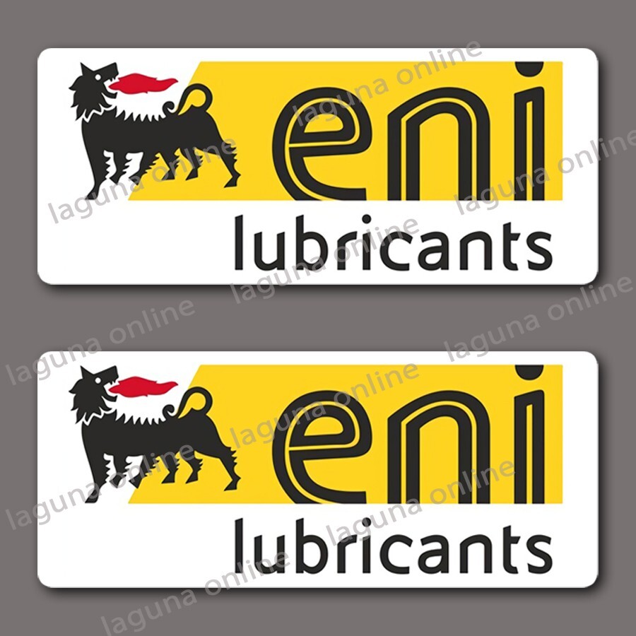 Agip eni lubricants Logo Gloss Weatherproof Decal Sticker | eBay