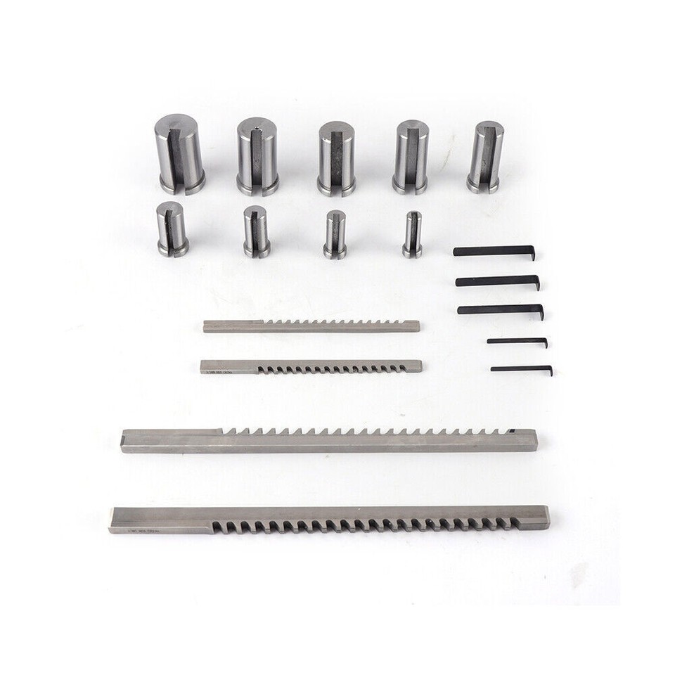 18 * HSS Keyway Broach Set Inch Size Broaches Bushings Shim CNC ...