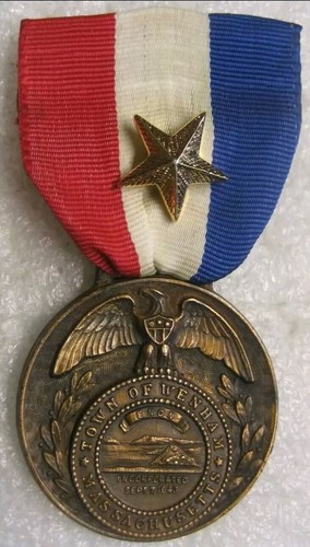 WWI Wenham MA Service Medal~Victory~Local/Town/State World War ...