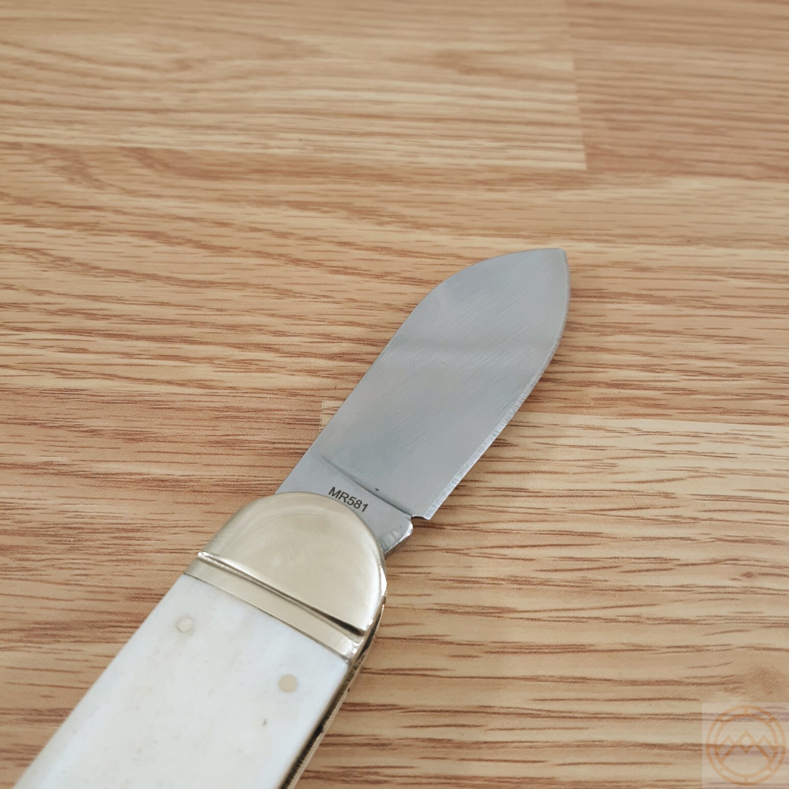 Marbles Sunfish Pocket Knife Stainless Steel Blades White Smooth Bone ...