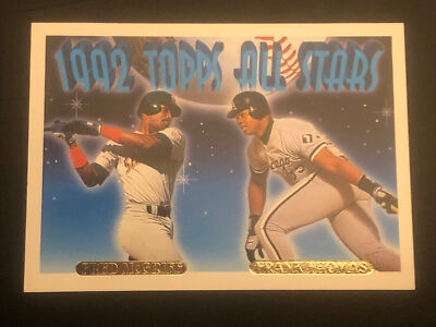 1992 Topps GOLD All-Stars Fred McGriff / Frank Thomas #401 PADRES and ...