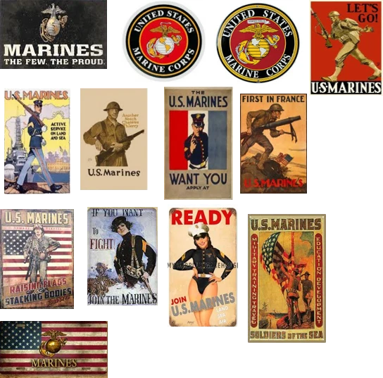 Vintage Military Decals