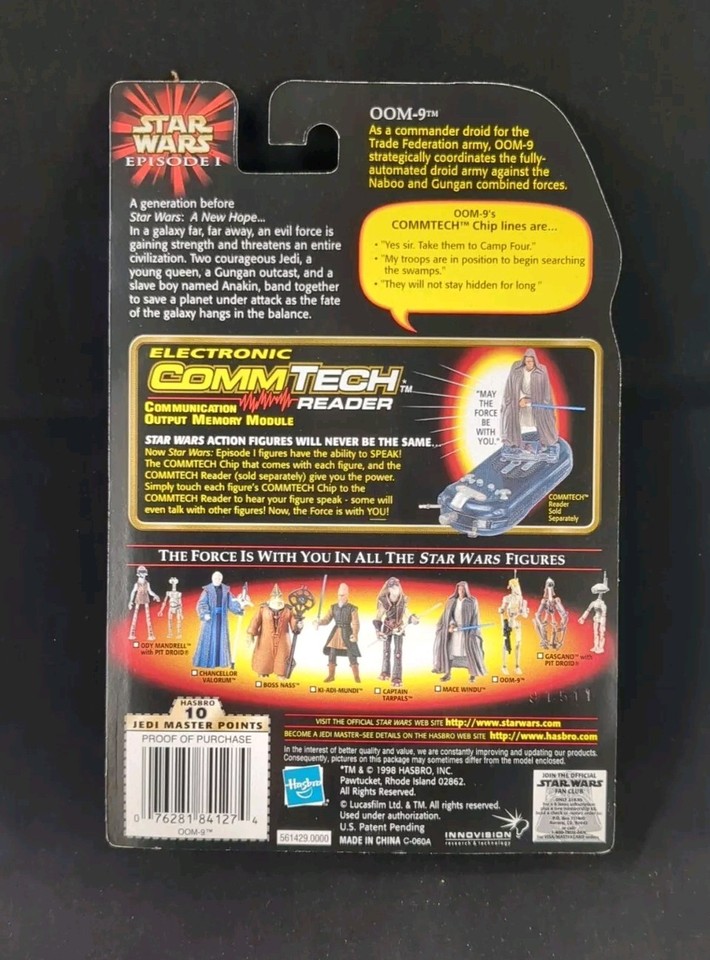 STAR WARS: Episode 1 OOM-9 CommTech Action Figure MOC 76281841274 | eBay