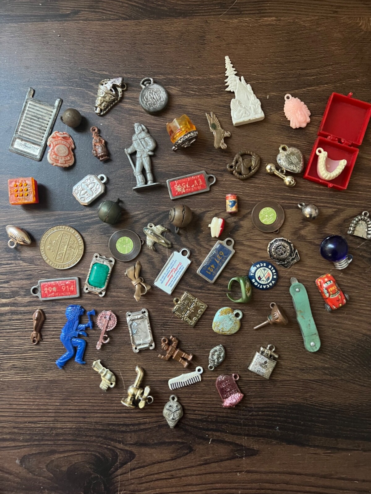 Vintage Lot Of 1950s-70s assorted Cracker Jack Prize Toy Charms and ...