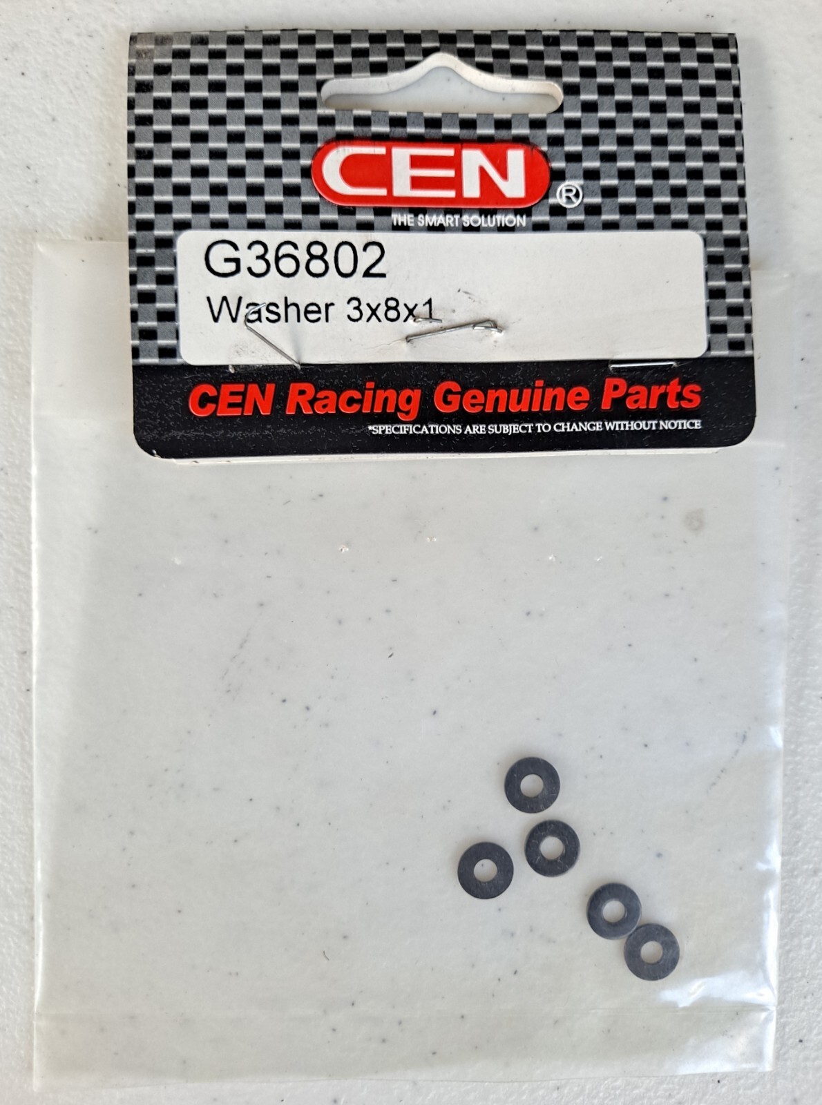 CEN Racing Washer 3 x 8 x 1mm (5 pcs) G36802 | eBay