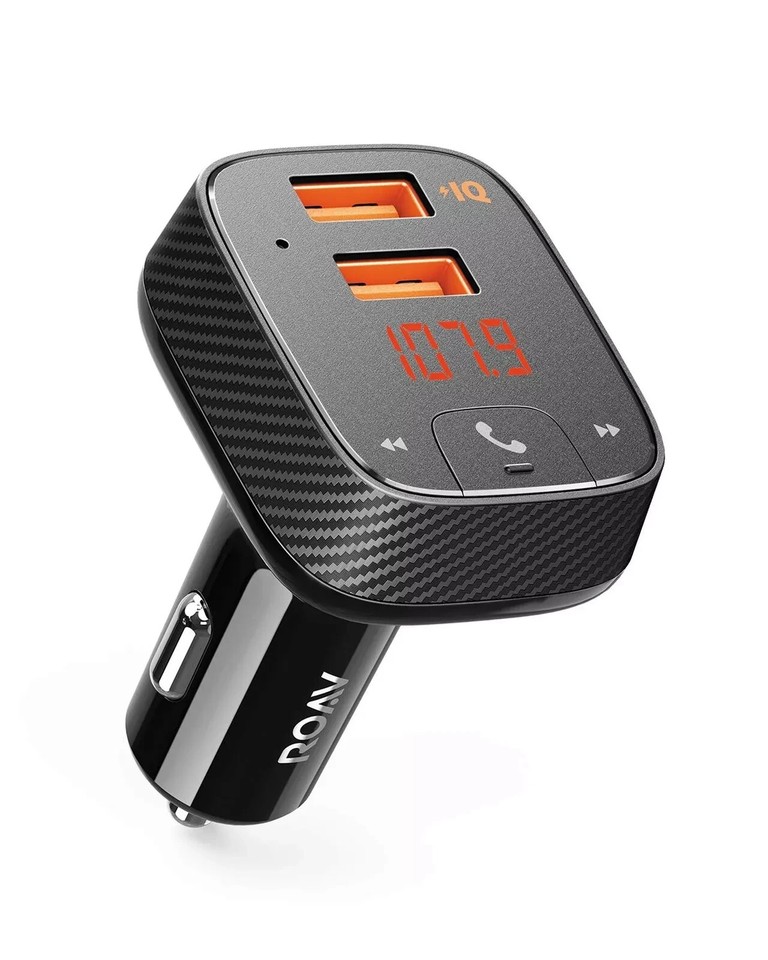 ROAV F2 Smart Charge Bluetooth FM Transmitter Wireless Audio Adapter ...