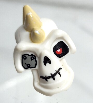LEGO Nuckal Modified Skull Head Spikes Eyepatch Ninjago njo003 Golden ...
