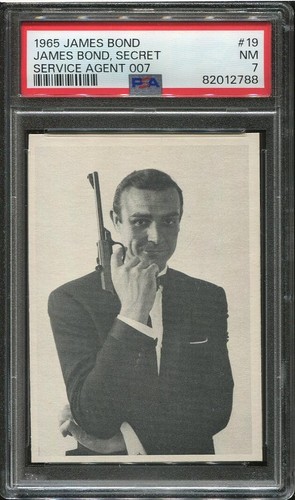 1965 James Bond Secret Agent 007 #19 PSA 7 NEAR MINT CK | eBay