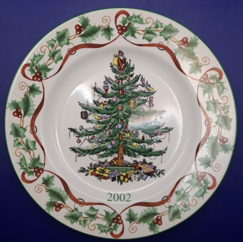 Spode Christmas Tree 2002 Vintage Collector Plate 8” Made in England ...