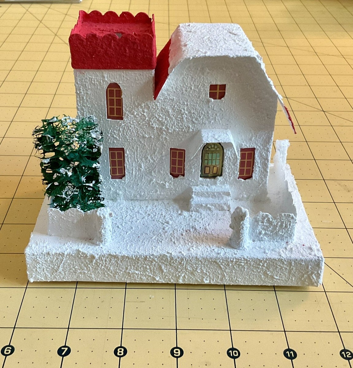 Putz House Retro Putz House Ornaments Laser Cut File