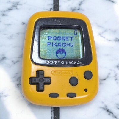 Nintendo Pocket Pikachu 1998 Pokemon Pedometer Virtual pet Used Tested ...