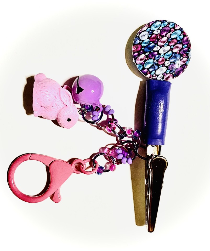 Handmade Easter Easy Squeeze Clip Keychain with Charms | eBay