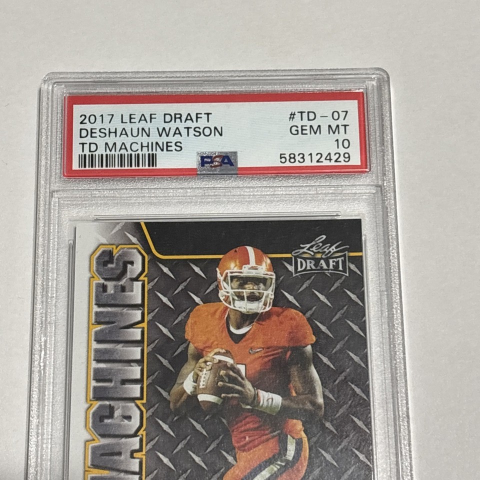 2017 Leaf draft Deshaun Watson TD Machines #TD-07 PSA 10 | eBay