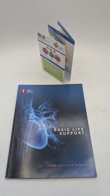 Basic Life Support PROVIDER Manual AHA 2020 WITH BROCHURE 9781616697686 ...