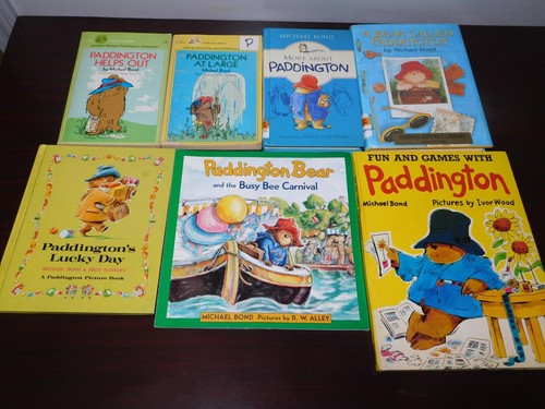 Lot of 8 Paddington Bear books by Michael Bond PB/HB Pop-Up, Fun ...
