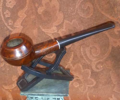 VERY NICE VTG USED ESTATE BUCK STRAIGHT RHODESIAN PIPE CLEANED ...
