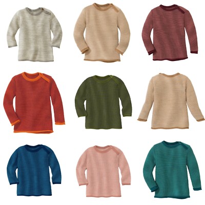 NEU DISANA Melange Pullover Wolle warm viele Farben Gr 50/56 - 98/104 ...