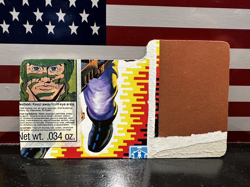 1988 GI Joe TOXO-VIPERS File Card Only Near Mint ARAH ENEMY COBRA | eBay