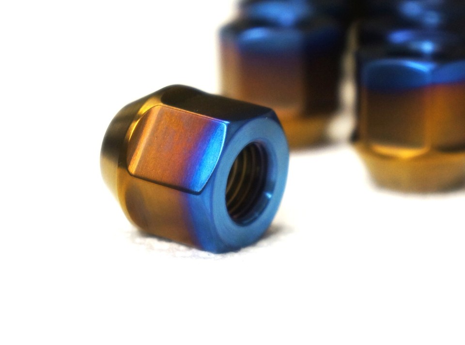 20 pcs set Titanium Wheel Stud Conversion Kit M14x1.25 14x1.5 65mm BMW ...