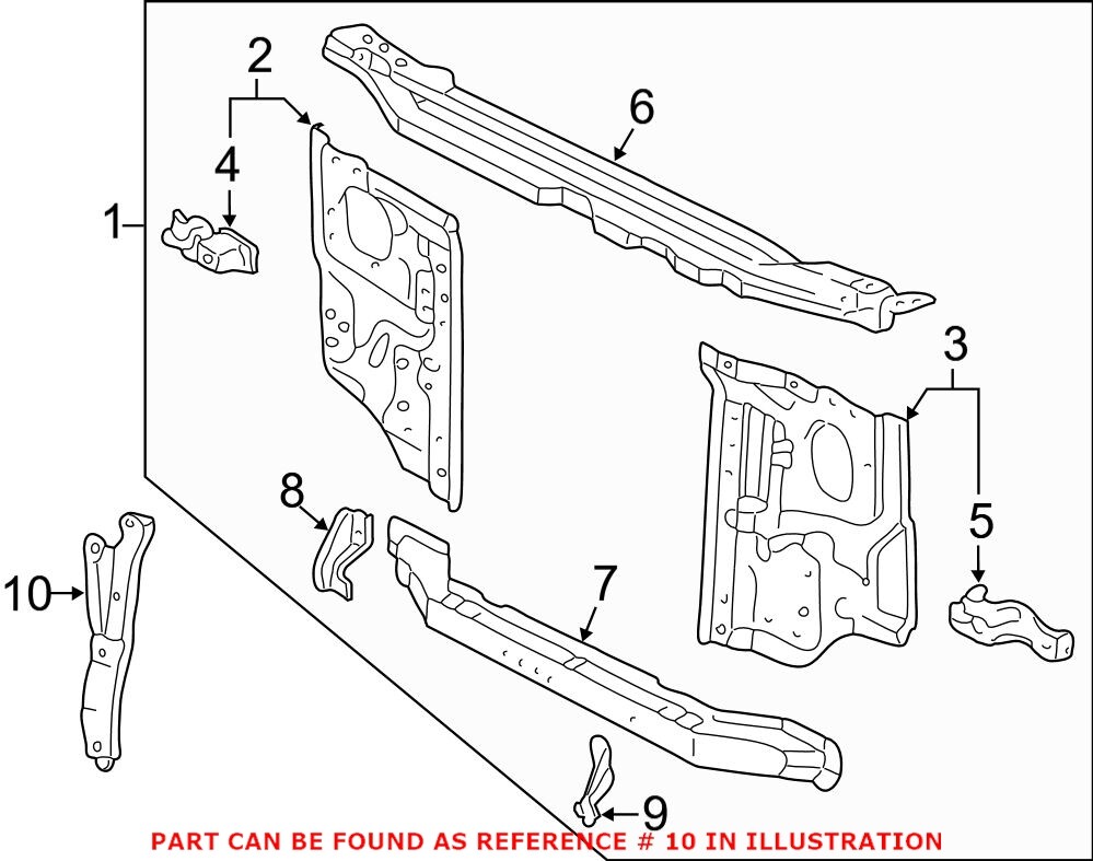 For Toyota Genuine Hood Latch Support 5321735020 | eBay