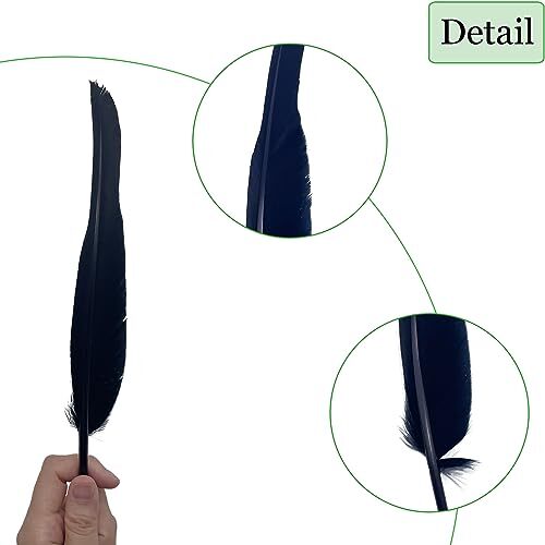 25pcs Long Goose Feathers 10-12 Inch for Crafts DIY Wedding Party Home ...