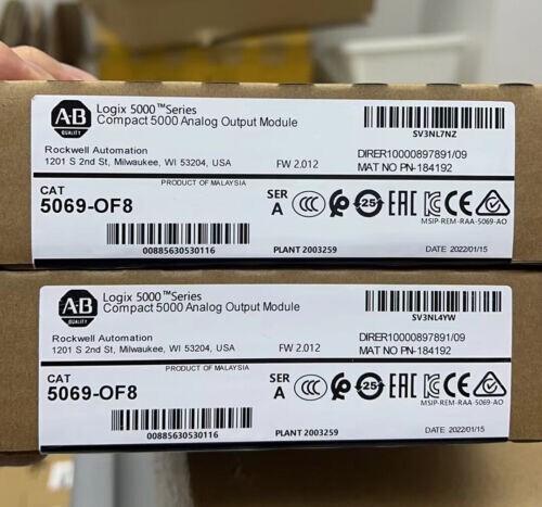 New Factory Sealed AB 5069-OF8 / A Compact 5000 Analog Output Module ...