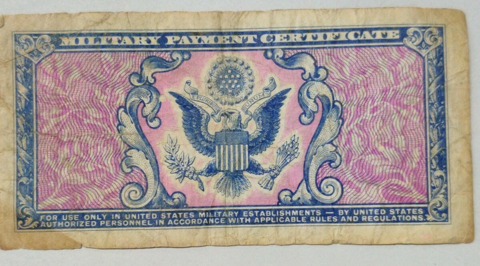 US Military Pay Certificate, Series 481, #73 10 cents | eBay