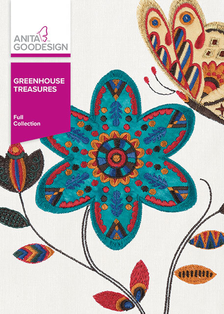 Greenhouse Treasures Anita Goodesign Embroidery Design Machine CD | eBay